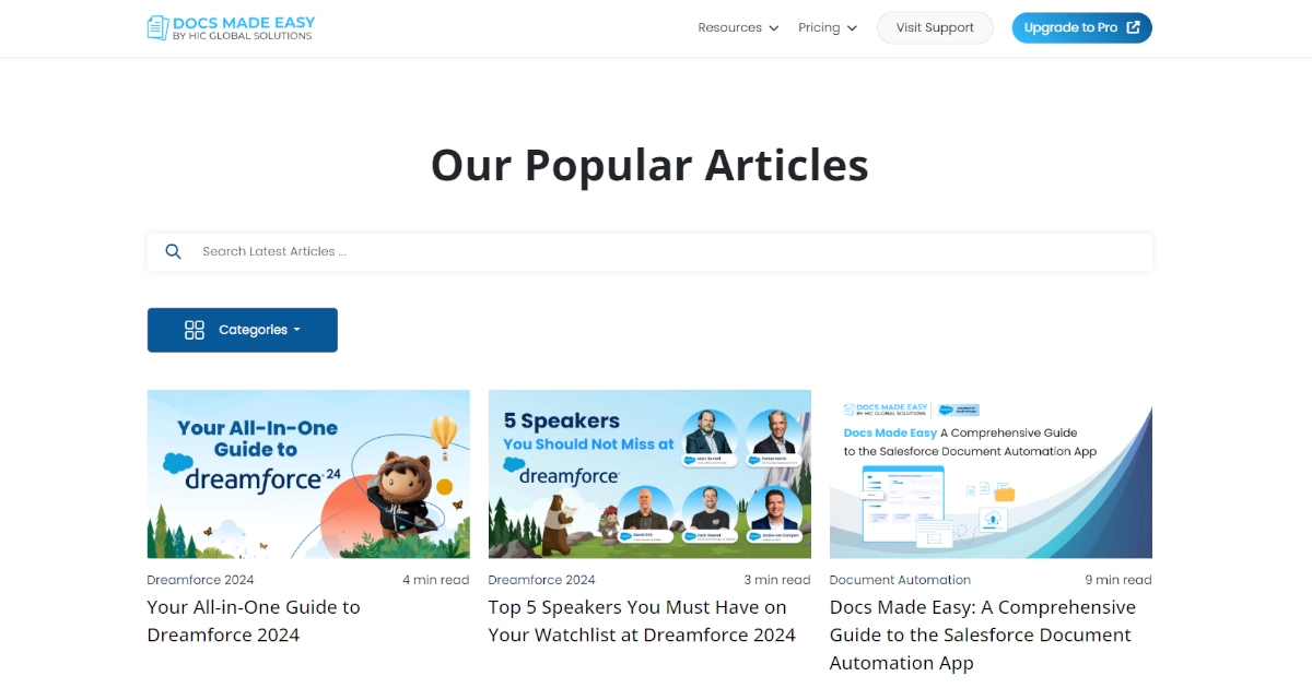 Blog | Docs Made Easy