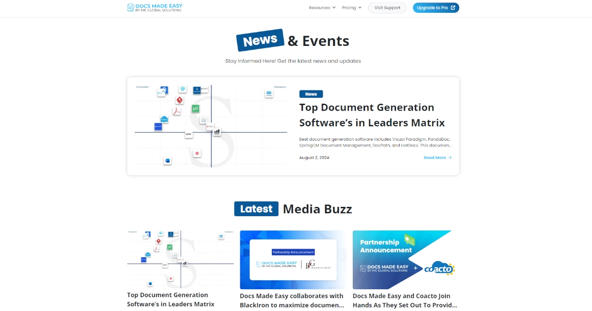Stay Updated with Docs Made Easy | News & Events