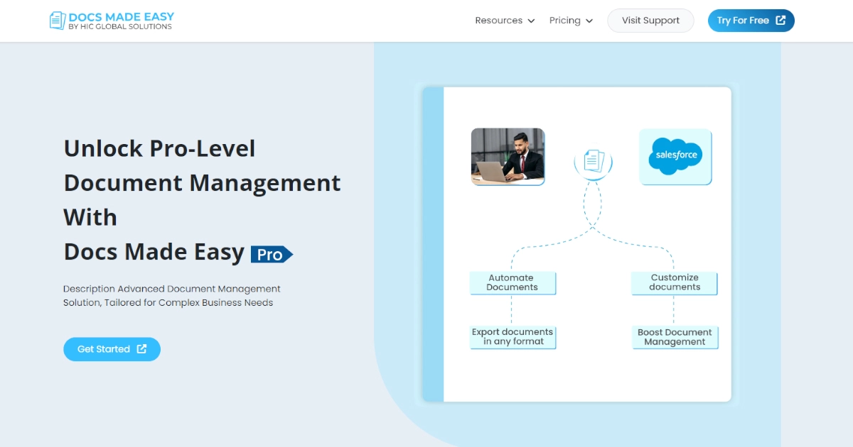 Advance Salesforce Document Generation Tool Docs Made Easy