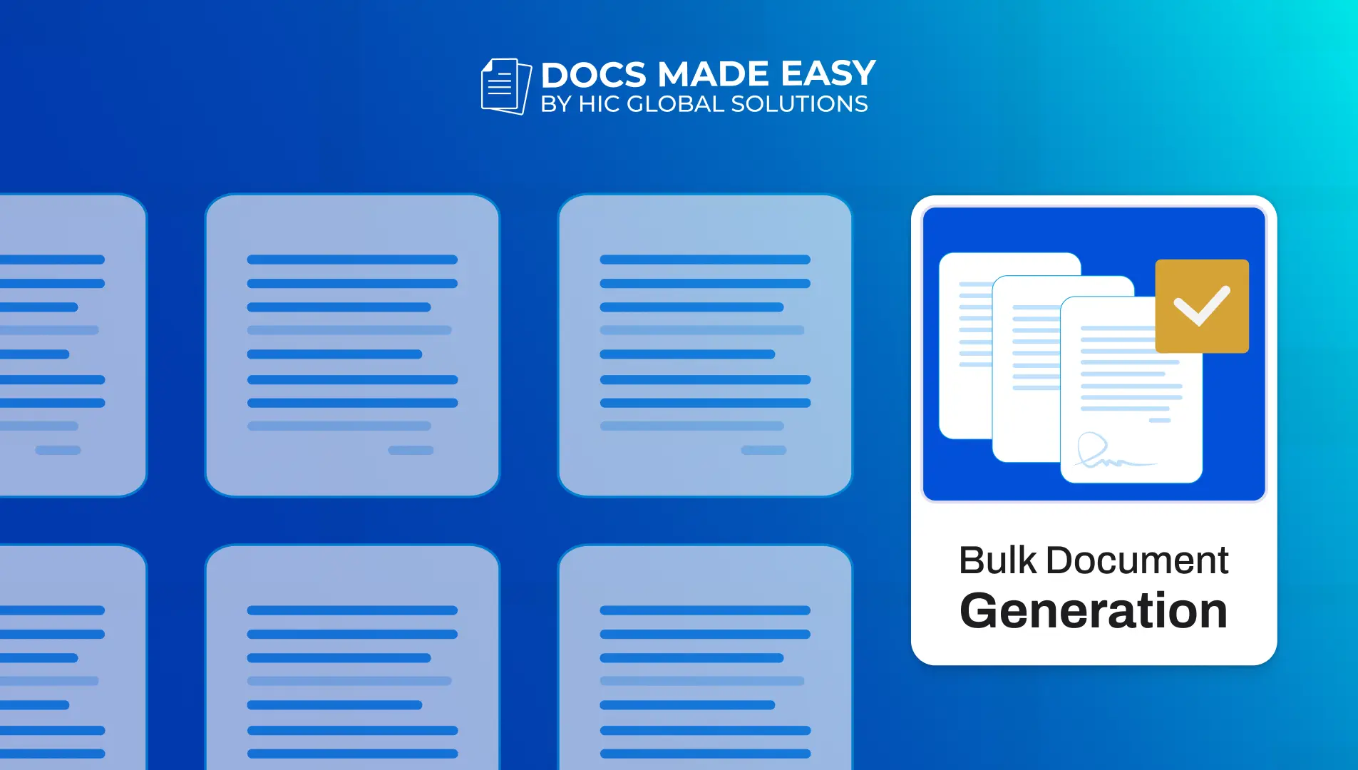 Bulk Document Generation in Salesforce | Docs Made Easy